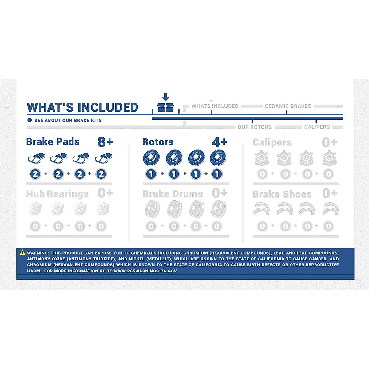 Callahan Brake Kit for Ford Explorer Flex Taurus Police Interceptor Sedan Utlity Lincoln MKS MKT Replacement Brake Rotors Ceramic Brakes Pads: 13.86" inch Front Rotor and 13.58" inch Rear Rotor