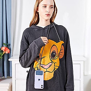 5packs Phone Lanyards Universal Cell Phone Lanyard with Adjustable Detachable Nylon Crossbody Neck Strap and Phone Tether, Phone Strap Compatible with iPhone Samsung and Most Smartphones (White Pad)