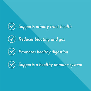 Genuine Health Women's Daily Probiotic for UTI Support, Helps Promote A Healthy Urinary Tract, Multi-Strain, Organic Formula with Cranberry, 30 Capsules