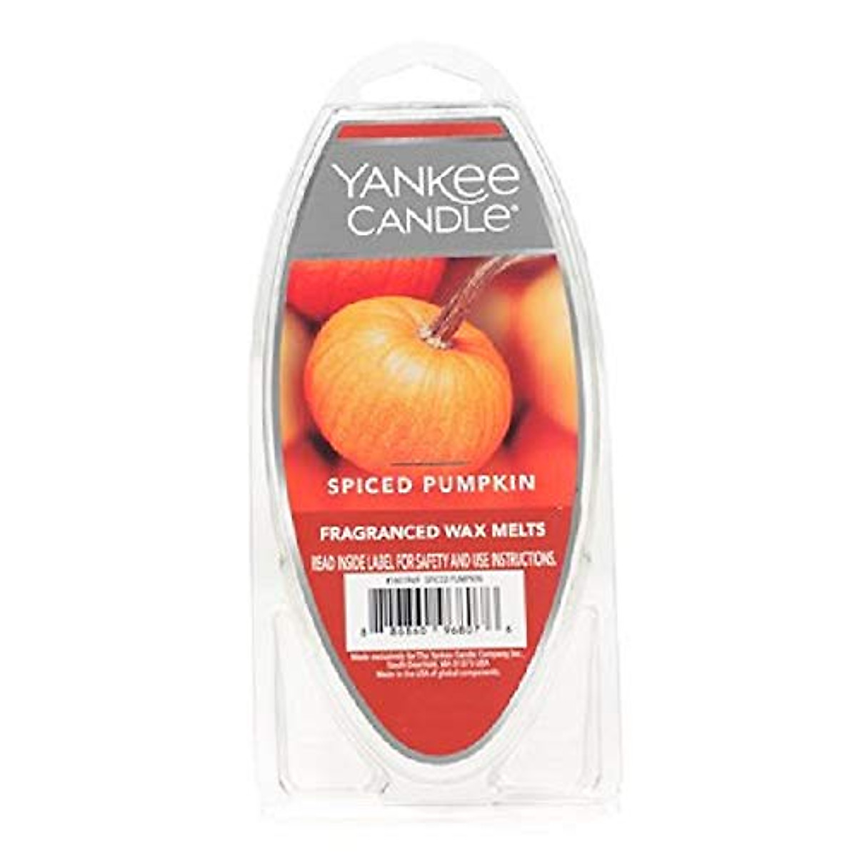 Yankee Candle Spiced Pumpkin 6 Pack Fragranced Wax Melts