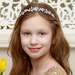 Ammei Headpiece Bridal Headbands Crystal Pearl Hair Vines Bohemian Style Wedding Headpieces For Bride Wedding Hair Accessories