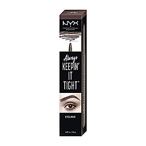 NYX PROFESSIONAL MAKEUP Always Keepin' It Tight Eyeliner Pencil, Brown