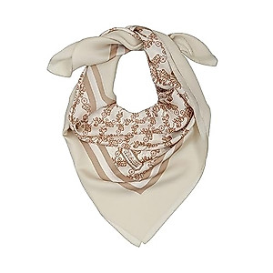 Coach Women's Horse and Carriage Printed Silk Square, Ivory, One Size