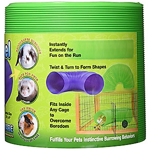 Ware Manufacturing Fun Tunnels Play Tube for Small Pets, 30 X 8 Inches - Large