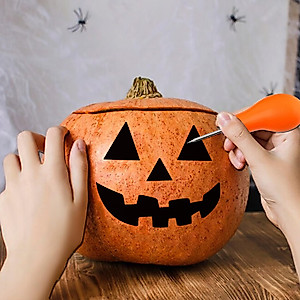 MYJMN Pumpkin Carving Tools Knife, Professional Halloween Pumpkin Carving Kit With Stencils for Adults Carving Heavy Duty Stainless Steel Carving Knife Set(16 carving kits)