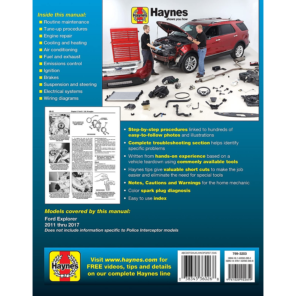 Ford Explorer, 11-17 Haynes Repair Manual