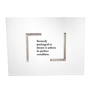 888 Display Single Pack Elegant Plexiglass Shield Guard Finished Corner Edge Design - Elegance with Protection for Reception Desk Checkout Counter Nail Salon Services Office Setting