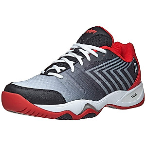 Prince T22 Lite Bk/Wh/Rd Men's Shoe 12.0