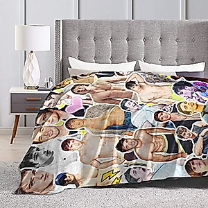 Blanket Jacob Elordi Soft and Comfortable Warm Fleece Blanket for Sofa, Office Bed car Camp Couch Cozy Plush Throw Blankets Beach Blankets