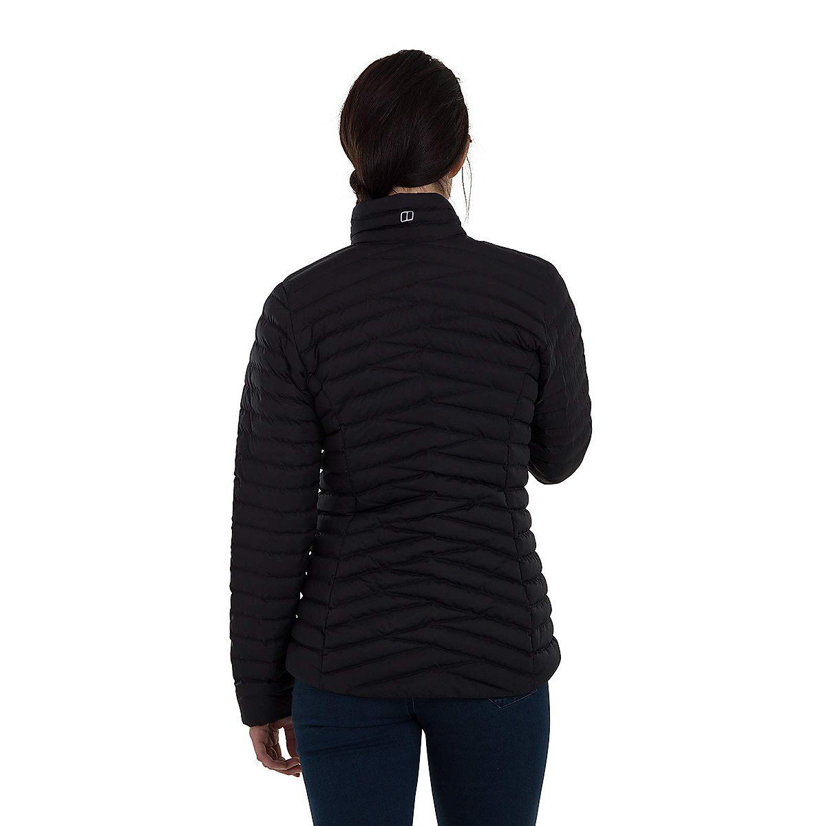 Berghaus Women's Standard Puffer Insulated Jacket Water Repellent Nula, Non-Hooded Jet Black