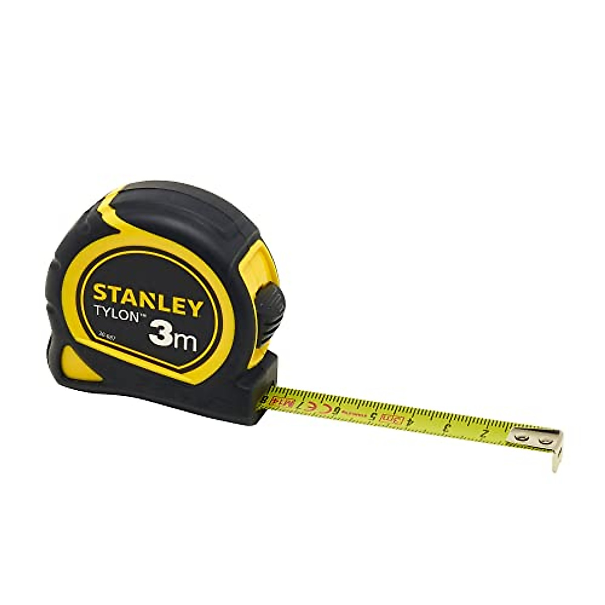 Stanley 0-30-687" Tylon Tape Measure, Black/Yellow, 3 m/12.7 mm