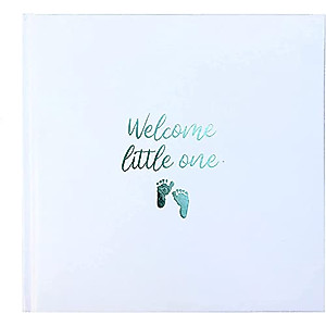 FUNNY PARTY PIECES Baby Shower Guest Book - Welcome Little One - Baby Book Keepsake Memory Idea for The Mummy to Be