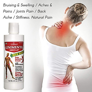 Germa Liniment Udder Plus. Natural Topical Analgesic Ointment. Relief for Pain and Aches in Joints and Back. With Chile Extract. 6 oz