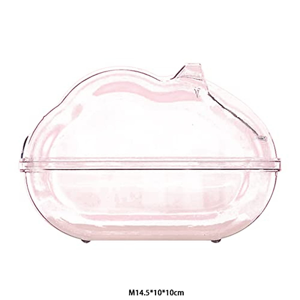 Generic Hamster Bathtub Sand House Small Animal Bath Transparent Container Box (M)