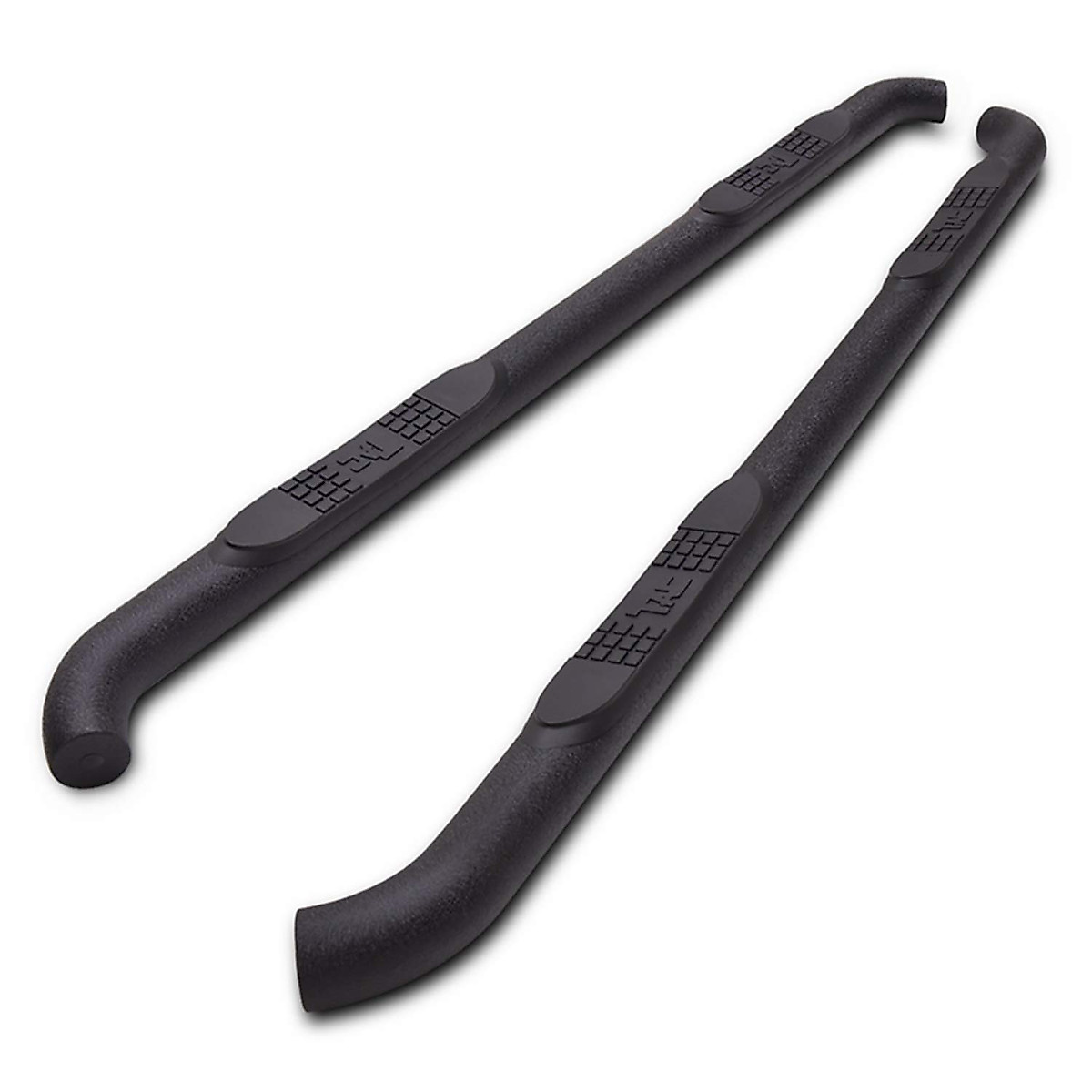 TAC 3” Side Steps Compatible with 2019-2024 Ford Ranger SuperCrew Truck Pickup Texture Black Running Boards Nerf Bars Side Bars Off Road Accessories 2pcs