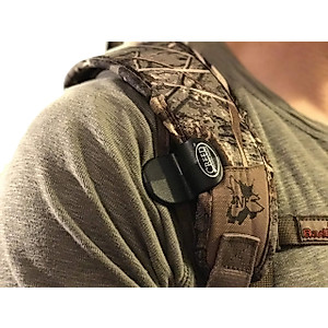 Sling Saddle Shoulder Clip by Creed Outdoors, Carry Your Rifle Hands Free, Easily Hooks to Your Rifle Sling and Holds Your Gun securely. (1 Shoulder Clip Only)