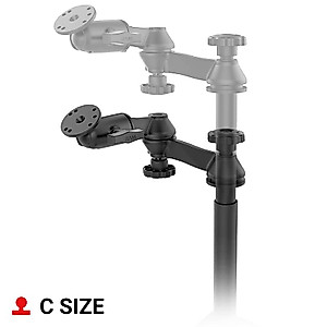 RAM MOUNTS No-Drill Mount for '05-23 Toyota 4Runner & Tacoma RAM-VB-138-SW2 Compatible with RAM Tablet and Laptop Holders