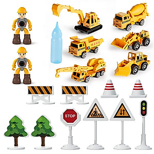 Transport Cargo Airplane, Large Theme Airplane Toy Set, Educational Toy Vehicle Play Set with Smoke Sound and Light, Fricton Powered Plane with Mini Cars and Men, Birthday Gift for Boys and Girls