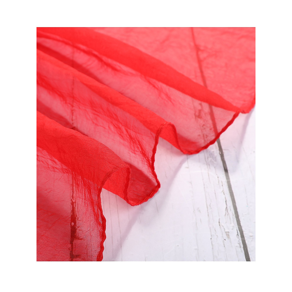 SATINIOR Chiffon Scarf Women Square Handkerchief Lightweight Satin Ribbon Scarf Retro Neck Scarf