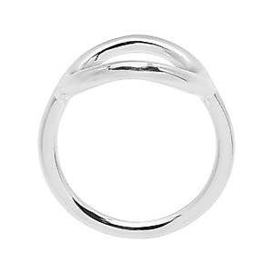 Silpada High-Polished .925 Sterling Silver Ring for Women, Jewelry Gift Idea, Karma', Size 8