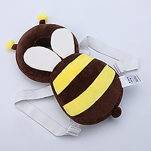 Baby Toddlers Head Protective, Adjustable Infant Safety Pads for Baby Walkers Protective Head Cute Small bee