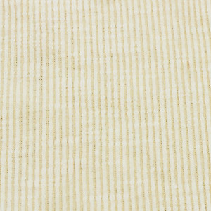 Texco Inc Solid Color Heavyweight Poly Cotton Spandex Sandwash 2x1 Rib Knit Fabric, Apparel DIY Projects, Cream 3 Yards