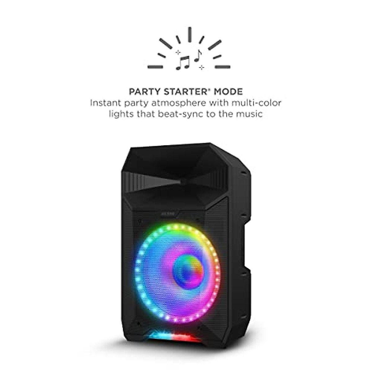 Ion Total PA Live High-Power Bluetooth Speaker System with Premium Wide Sound (Renewed)