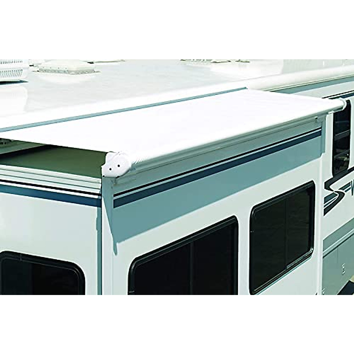 Straight Creek Trading Replacement Slide Out Awning Fabric (White, 72.0)