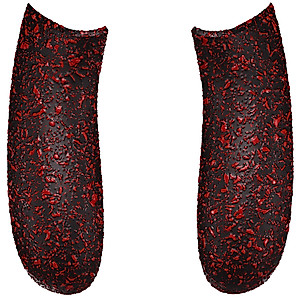 eXtremeRate Controller Grip Cover for Xbox Core, Textured Red Non-Slip Improvement Back Panels Accessories, Replacement Side Rails Shell for Xbox Series X & S Controller [Controller Excluded]