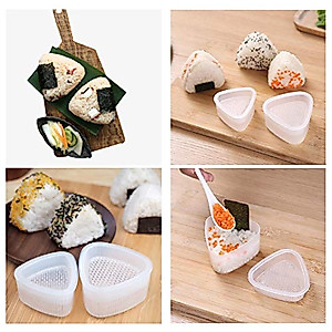 Set of 2 Triangle Sushi Mold, Sushi Mold Rice Mold DIY Tool