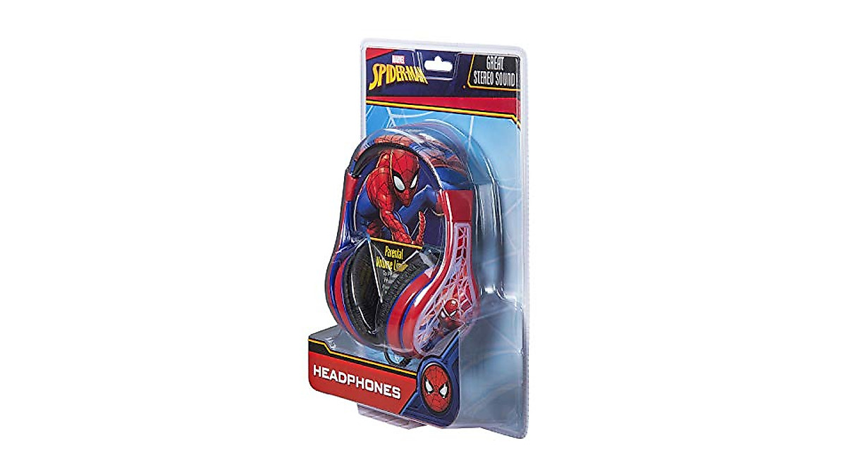 Spider Man Kids Headphones – Safe, Adjustable & Tangle-Free Earbuds
