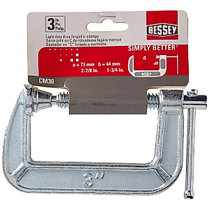 BESSEY CM30 Drop Forged, C-Clamp, 3 In.
