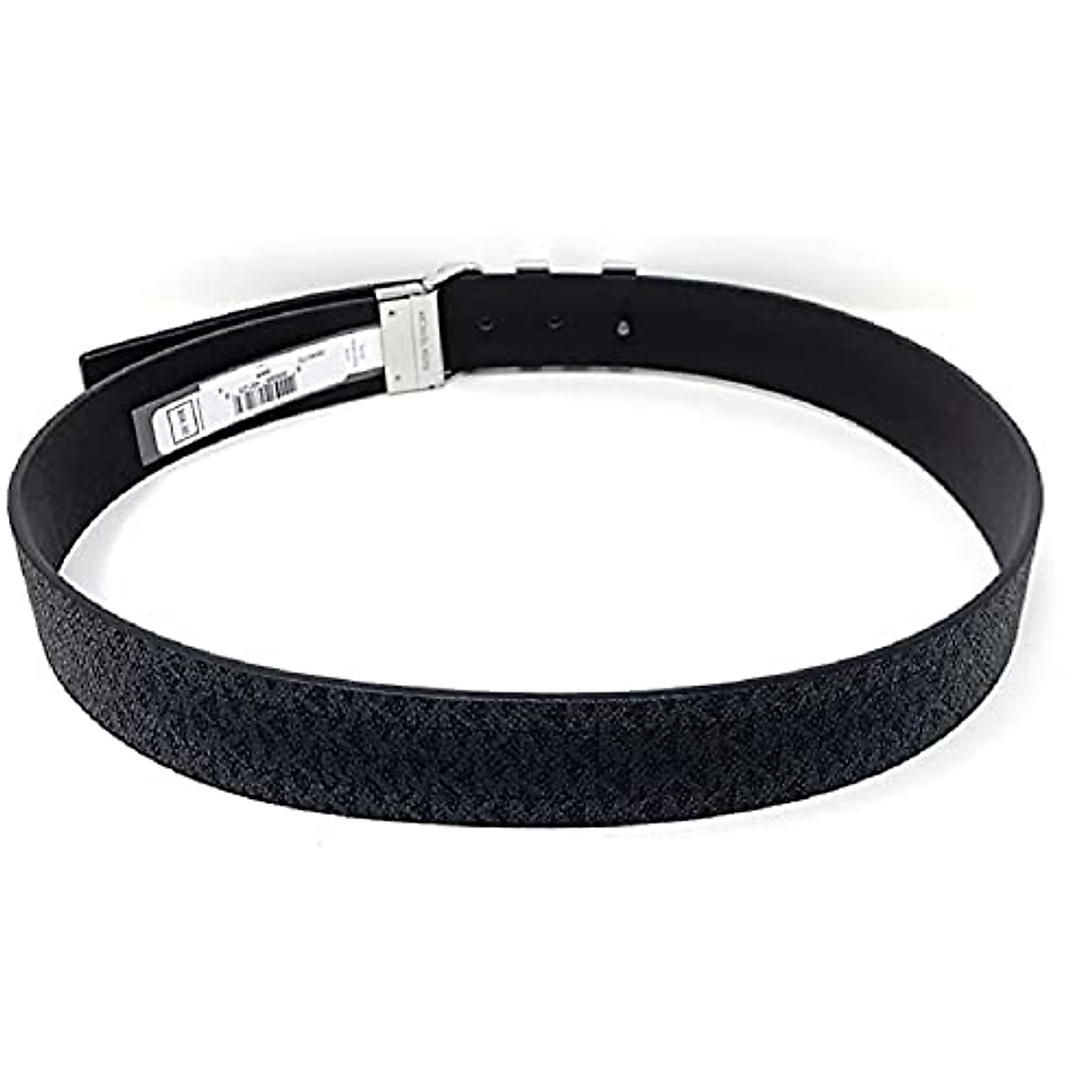 Michael Kors Black Brown Reversible Belt Silver Buckle 554517C X-Large