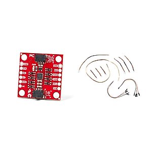 SparkFun 9DoF IMU Breakout w/Qwiic Cable Kit Bundle-ICM-20948 Low Power I2C & SPI Enabled 9 axis Motion Tracking Logic Shifter GPIO pins Digital Motion Processor Accelerometer Gyroscope Magnetometer