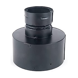 DuraVent 3PVL-X6 PelletVent Double-Wall Air-Insulated Pellet Stove Chimney Adapter with Stainless Steel Inner Wall and Galvalume Outer Wall, 6" Diameter