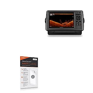 BoxWave Screen Protector Compatible With Garmin echoMAP 74dv (Screen Protector ClearTouch Anti-Glare (2-Pack), Anti-Fingerprint Matte Film Skin for Garmin echoMAP 74dv