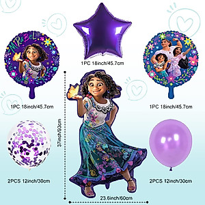 Encanto Birthday Party Supplies, Encanto Birthday Party Decorations, Encanto Balloons for Party, Encanto Party Favors Foil Balloons Set for Kids