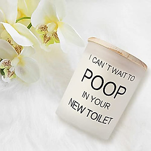 House Warming Gifts New Home Gifts for Home Housewarming Gift Gag Gifts for Housewarming Gifts for New House Warming Gift, Orchid Scented Candles 7oz Funny Gifts for Men Friend Gifts for Women