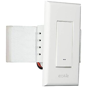 Aluratek ASHS01F Convenient toggling Like a Normal Switch,Dimmable,Remote Control and Automation,Scheduling,Scene Setting, Alexa/Google/IFTTT,Works with Smart, LED or CFL Bulbs,No Hub Required