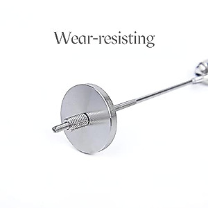 Nuatpetin Bird Food Holder, 2 PCS Stainless Steel Hanging Bird Feeders Bird Treat Skewer for Cage, Parrot Foraging Toy Feeder Toys Holder Fruit Veggies Feeding Stick for Parrot Cockatiel Macaw