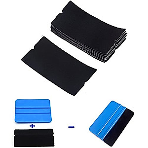 Auto Window Tint Film Tool Kits Include Vinyl Wrap Felt Squeegees with Spare Fabric Felts, Micro Squeegees, Vinyl Graphic Magnet Holders, Gloves, Cutter Knife, Utility Knife and Blades