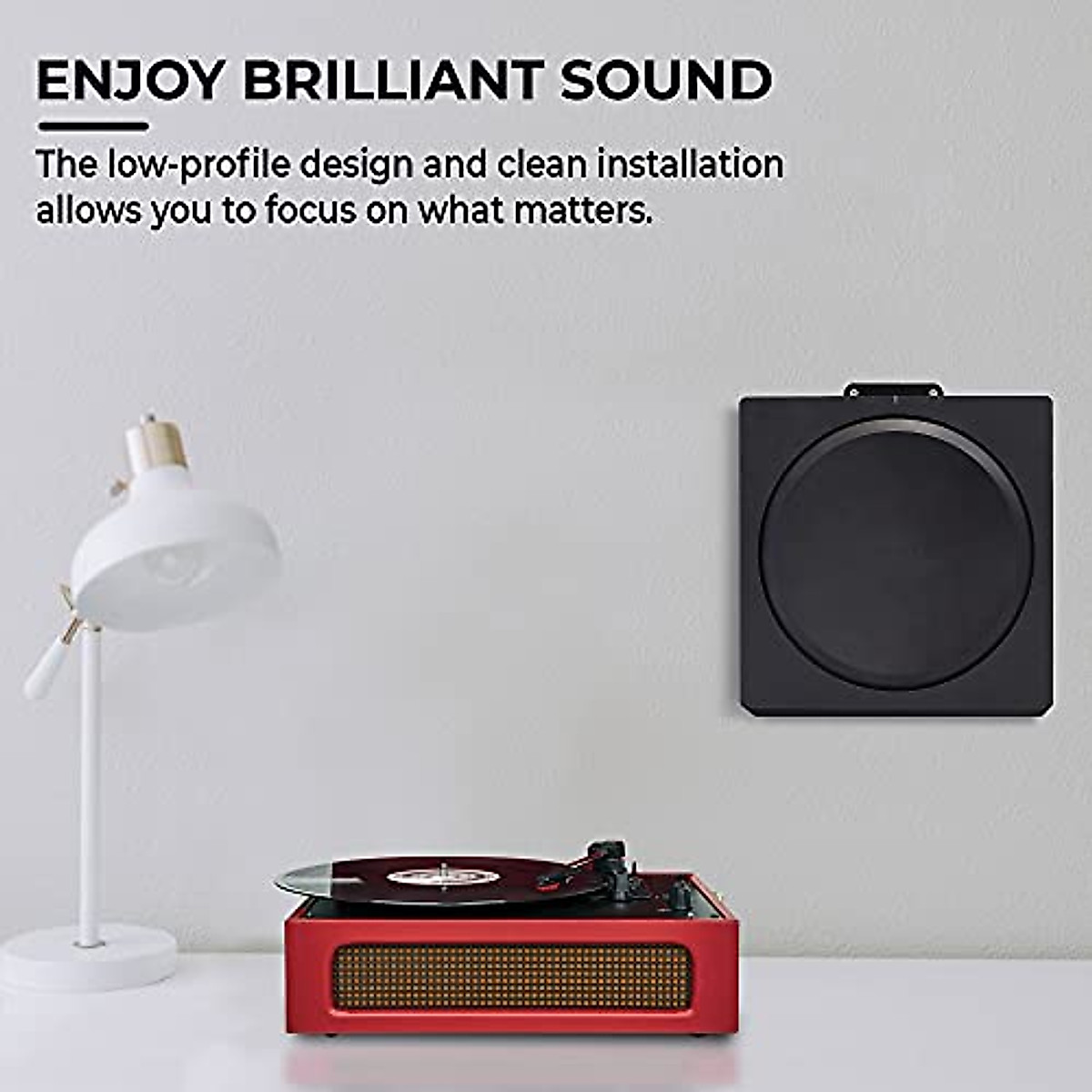 HumanCentric Wall Mount Compatible with Sonos Amp | Mounting Bracket for Sonos Wireless Amplifier | Mount Sonos Amp in Any Direction