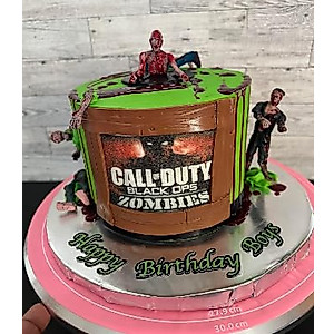 PowerTRC Toy Zombie Action Figures with Movable and Detachable Joints | Mini Zombie Figurines | Great for Presents, Decoration, and Party Favors | Pack of 6, 4 Inches Tall Zombies