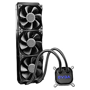 EVGA Clc 360mm All-in-one RGB LED CPU Liquid Cooler, 3X FX12 120mm PWM Fans, Intel, AMD, 5 Yr Warranty, 400-Hy-CL36-V1