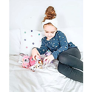 Squeezamals Mystery Black Box Collector Pack- 6 Exclusive Characters- The Mystery is 100% of The Fun! Perfect for Your Little One to Surprise with These Mini plushies! Peel and Reveal