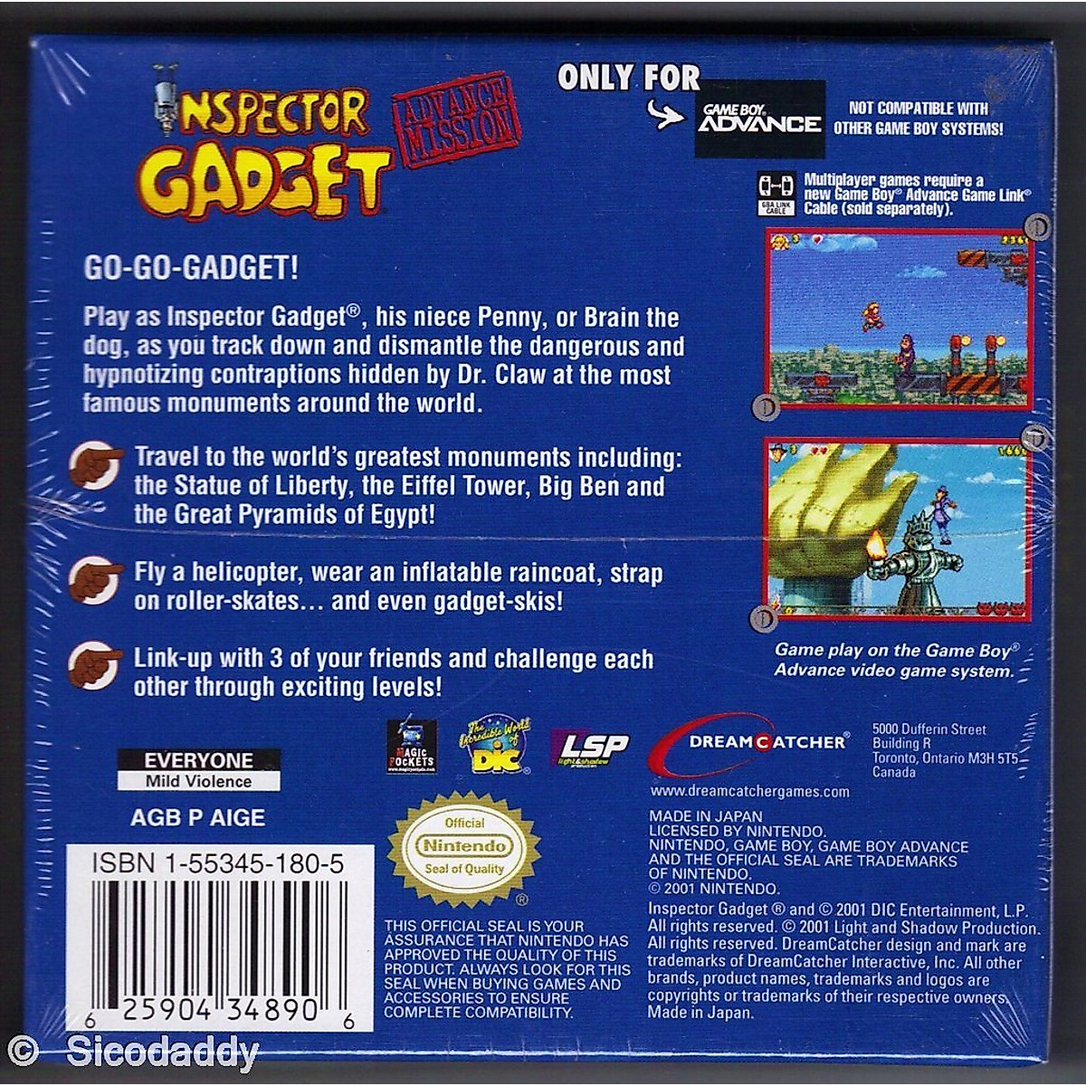 Inspector Gadget: Advance Mission - Game Boy Advance