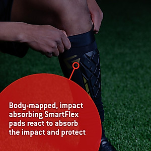 G-Form Pro-S Elite X Shin Guard, Matte Black, Adult Small