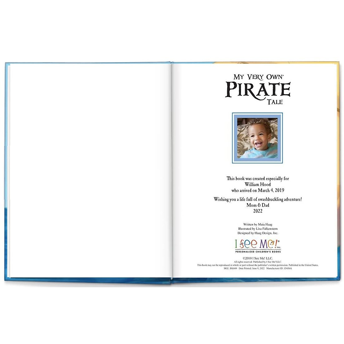 My Very Own Pirate Tale - Personalized Children's Story - I See Me! (Hardcover)
