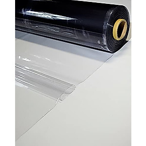 USA Fabric Store Clear Marine Vinyl 12 Gauge Double Clear Polished Poarch Enclosure 54" W by Yard