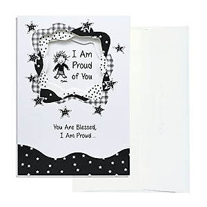 Blue Mountain Arts Any Occasion Card—Words of Pride and Celebration Great for Graduation, New Job, Birthday, or Other Milestone by Marci and the Children of the Inner Light (I Am Proud of You)